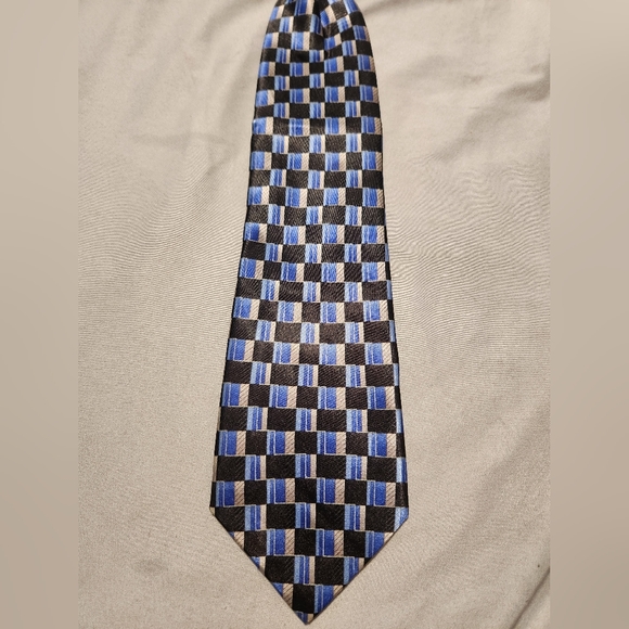 Beverly Hills Polo Club | Accessories | Mens Blue And Black Geometric ...